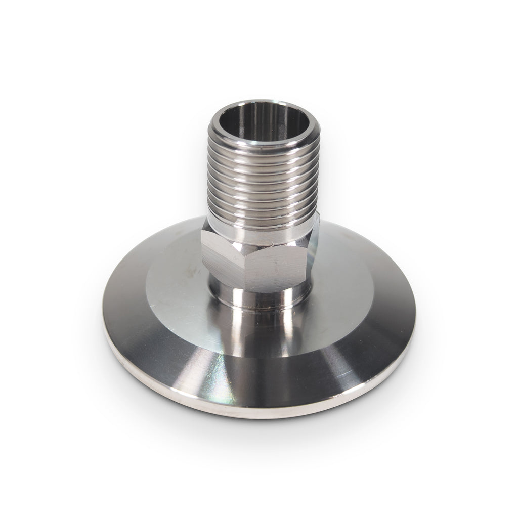 ADAPTER: Tri Clamp (2") - BSPm (0.5"-1") – Liquid Solutions Direct